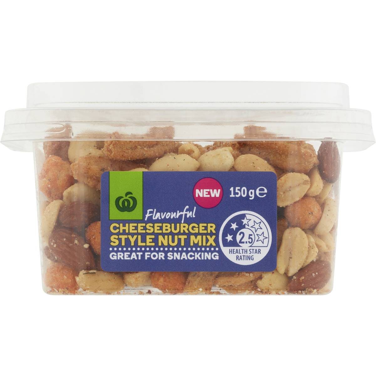 Woolworths Snack Pot Nut Mix Cheeseburger Style 150g | Woolworths