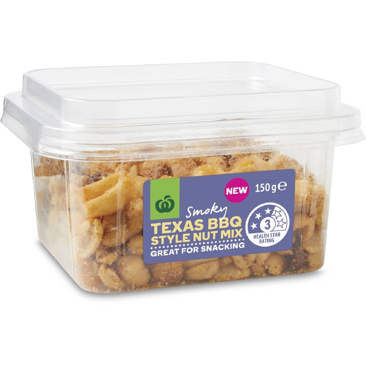 Woolworths Snack Pot Nut Mix Texas Bbq Style 150g | Woolworths