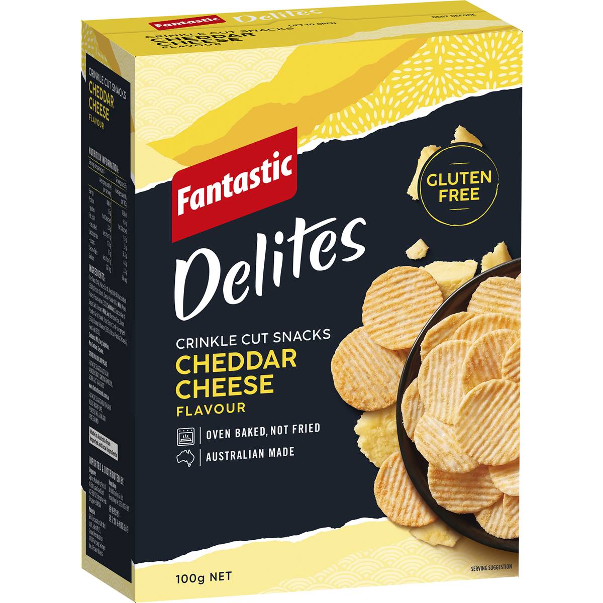 Fantastic Delites Cheddar Cheese Flavour 100g | Woolworths