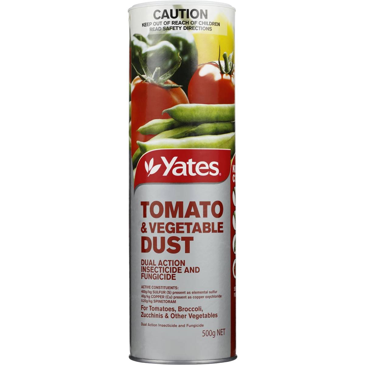 Yates Tomato & Vegetable Insecticide & Fungicide Dust 500g | Woolworths