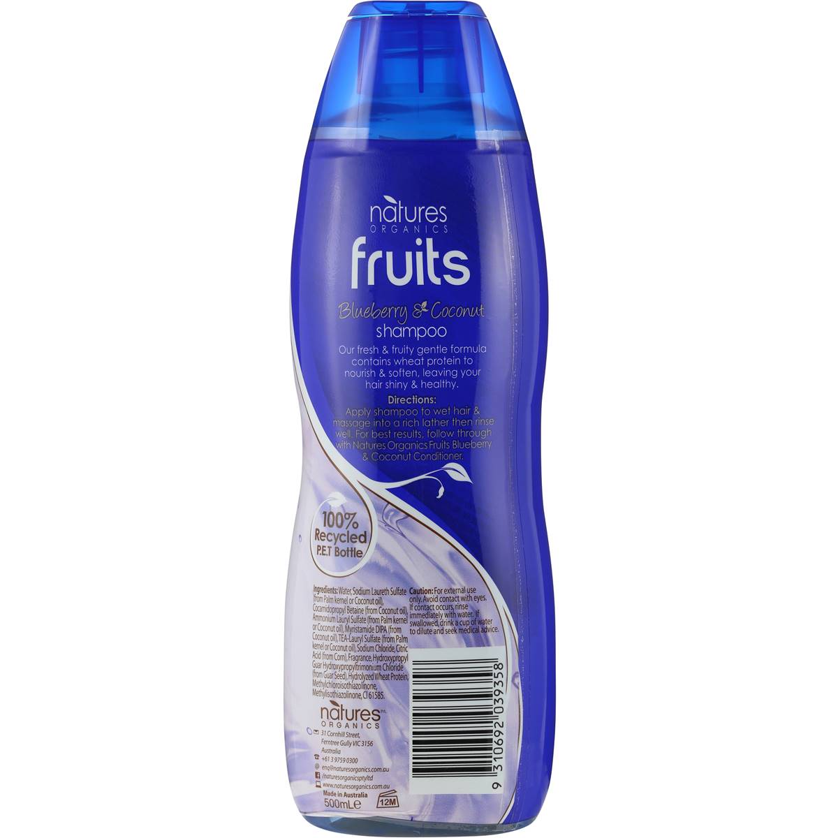 Fruits Blueberry & Coconut Shampoo 500ml | Woolworths
