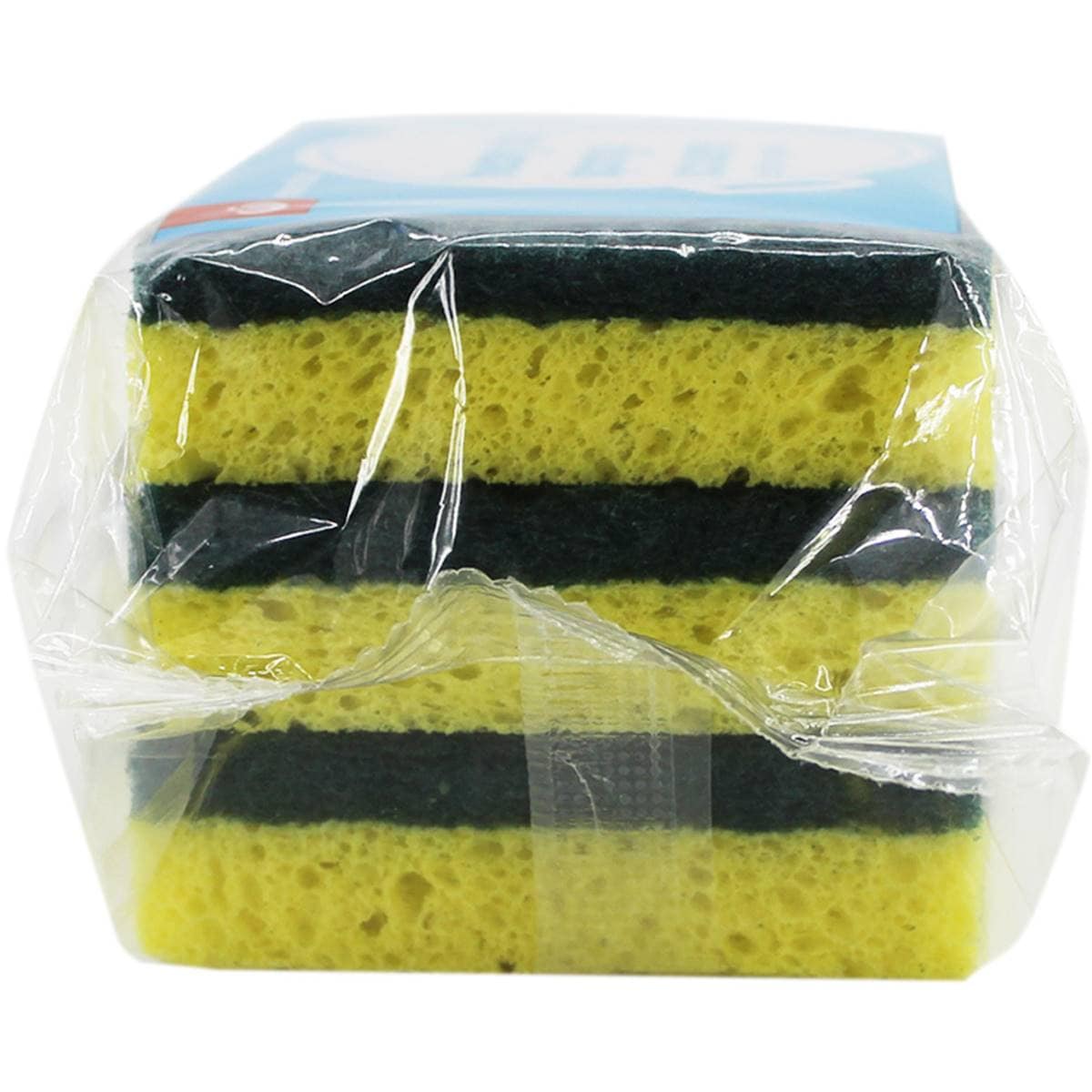 Essentials Heavy Duty Sponge Scourers 3 Pack | Woolworths