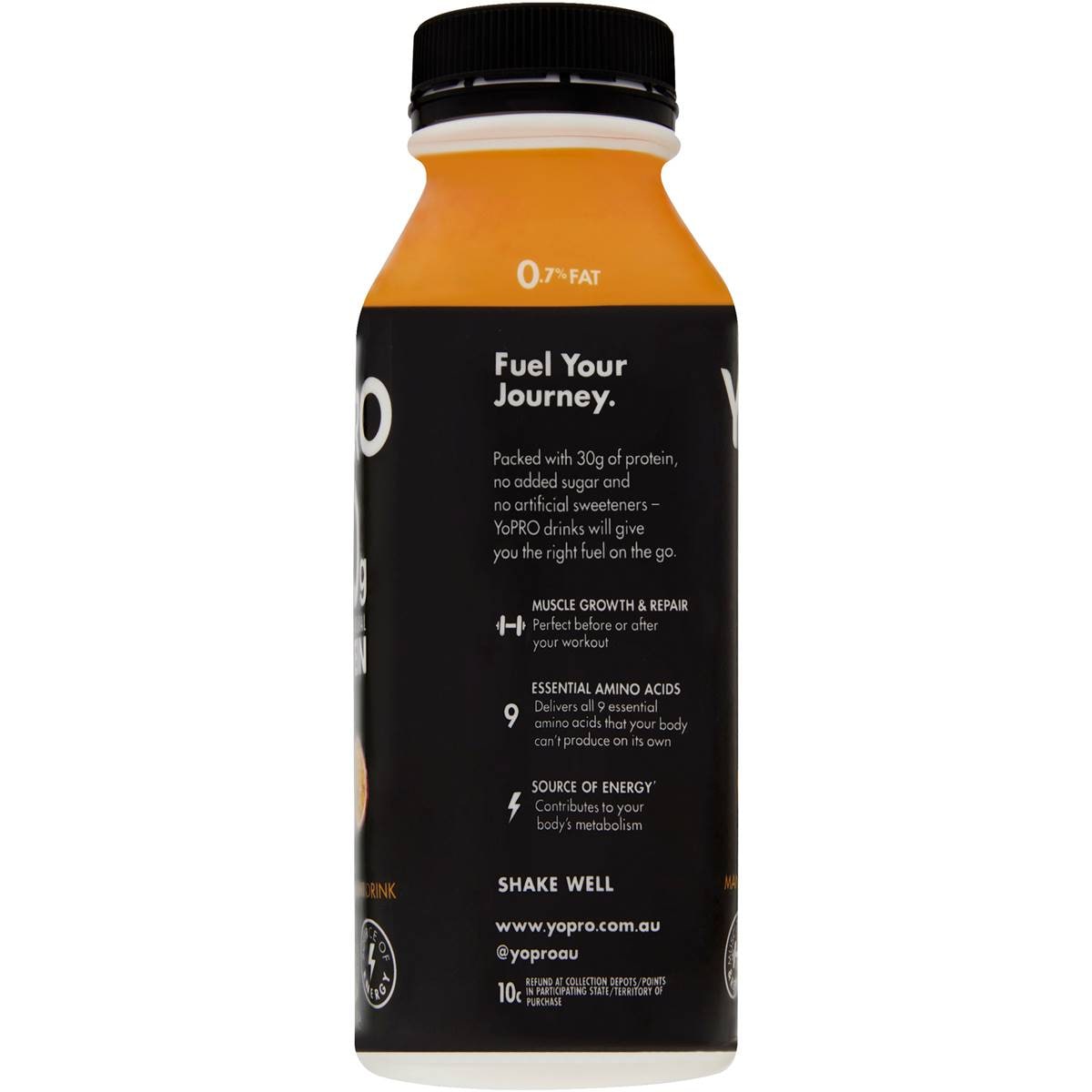 Danone Yopro Mango Passionfruit Drink Yoghurt 350ml | Woolworths