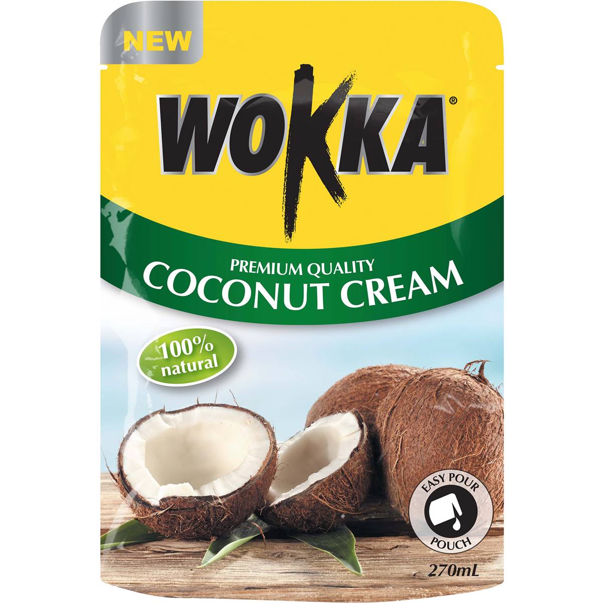 Wokka Coconut Cream 270ml | Woolworths