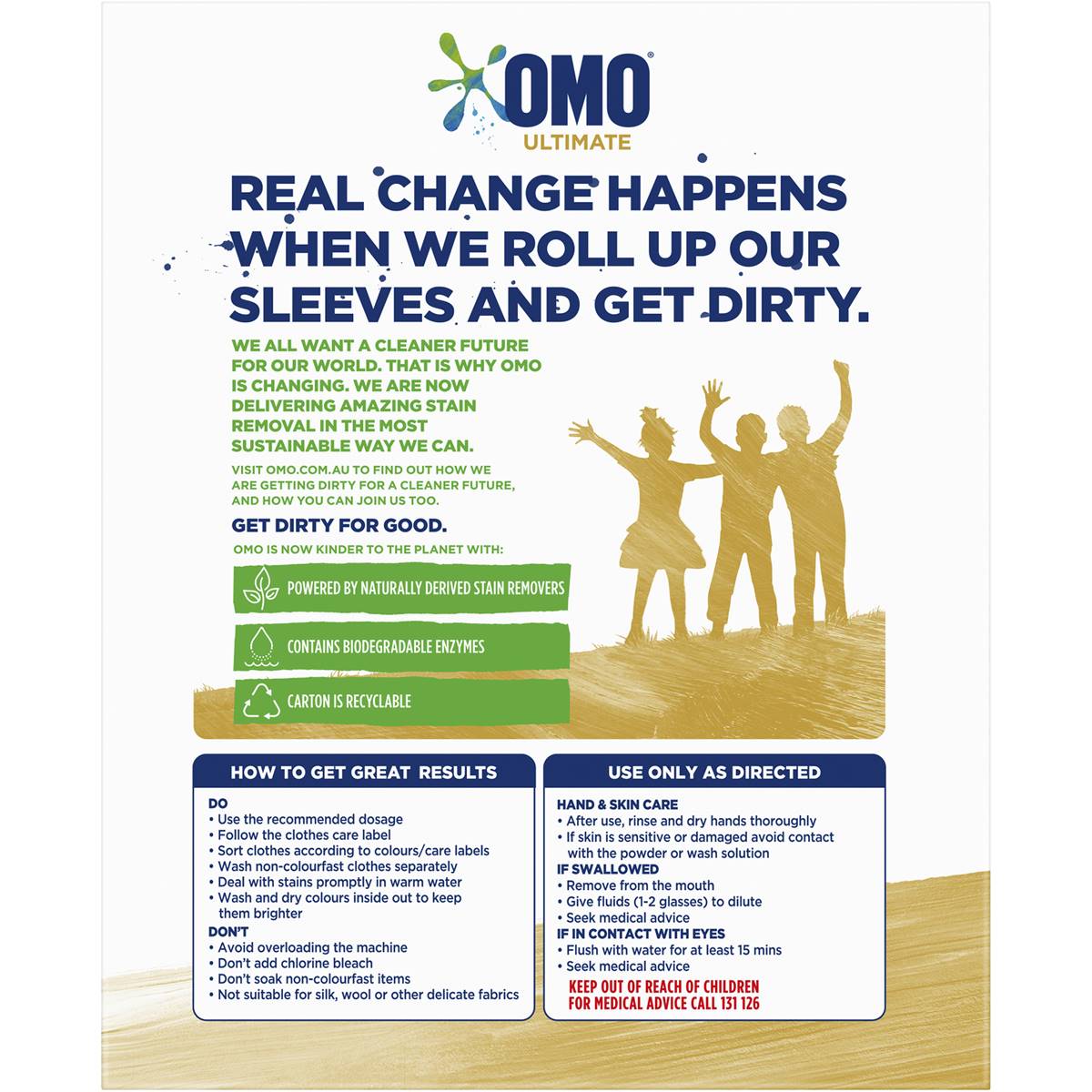 Omo Ultimate Laundry Powder 1.8kg | Woolworths