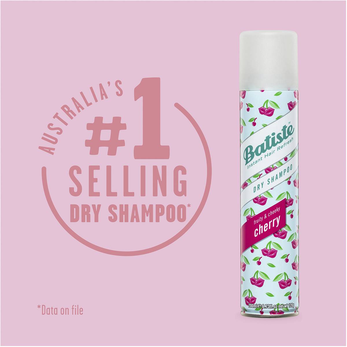 Batiste Dry Shampoo Cherry 200ml | Woolworths