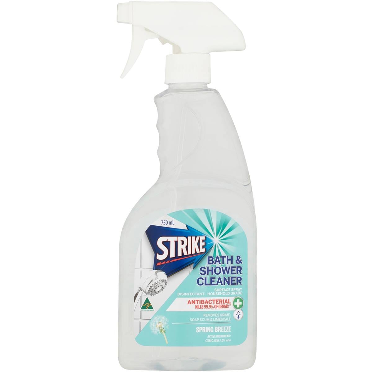 Strike Bath & Shower Cleaner 750ml | Woolworths
