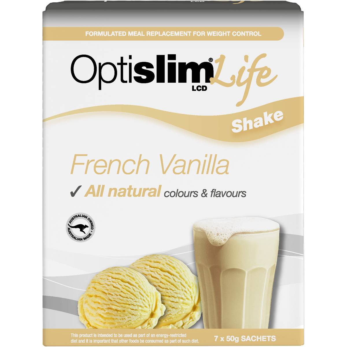Optislim Life French Vanilla Shake 7 Pack | Woolworths