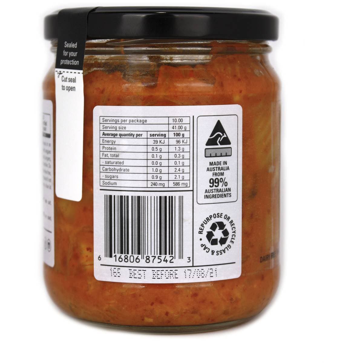 Kehoe's Organic Kimchi 410g | Woolworths