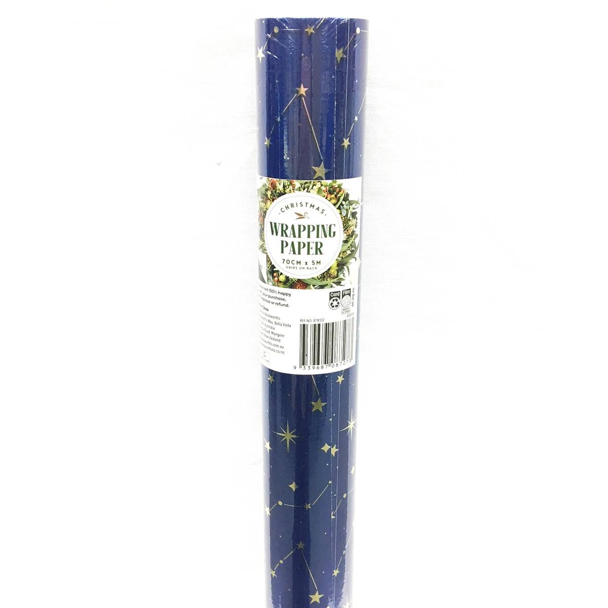 Christmas Wrapping Paper Foil 5m Each | Woolworths