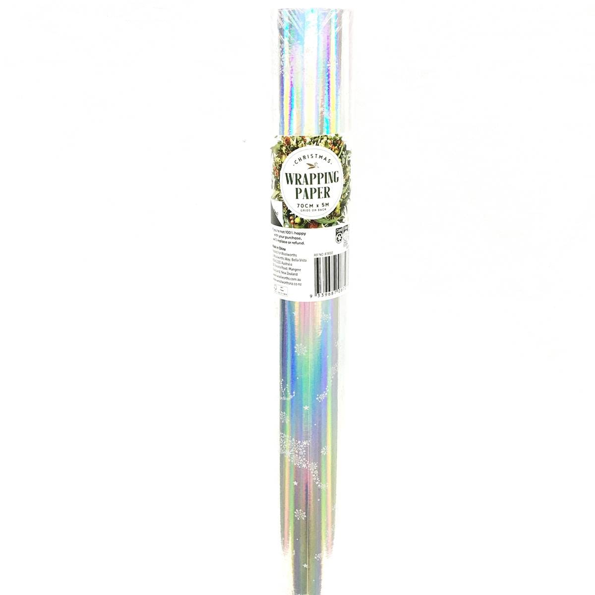 Christmas Wrapping Paper Foil 5m Each | Woolworths