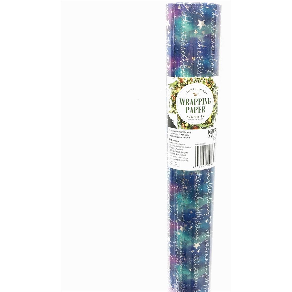 Christmas Wrapping Paper Foil 5m Each | Woolworths