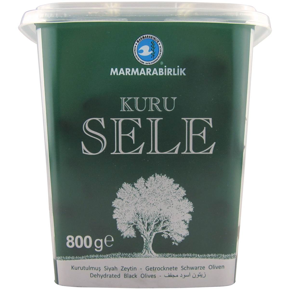 Marmarabirlik Dry Dry Black Olives Green 800g | Woolworths