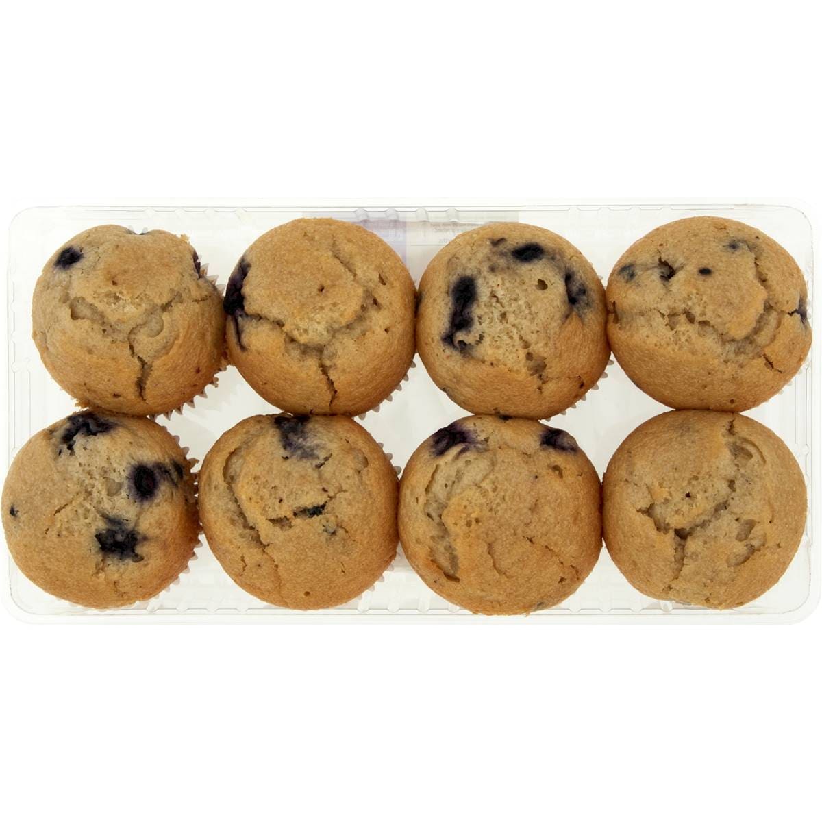 Woolworths Mini Blueberry Muffins 8 Pack | Woolworths