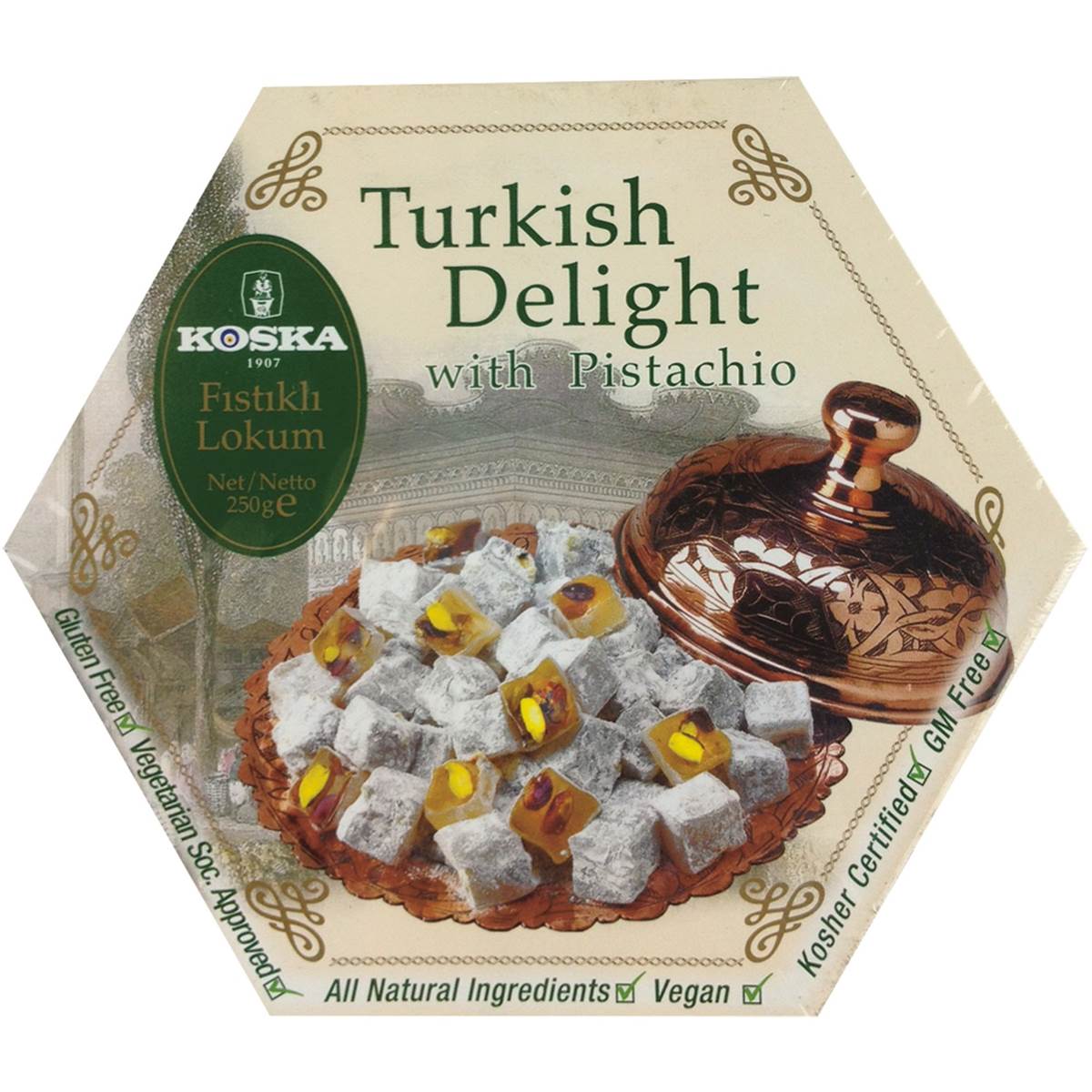 Koska Turkish Delight Pistachio 250g | Woolworths