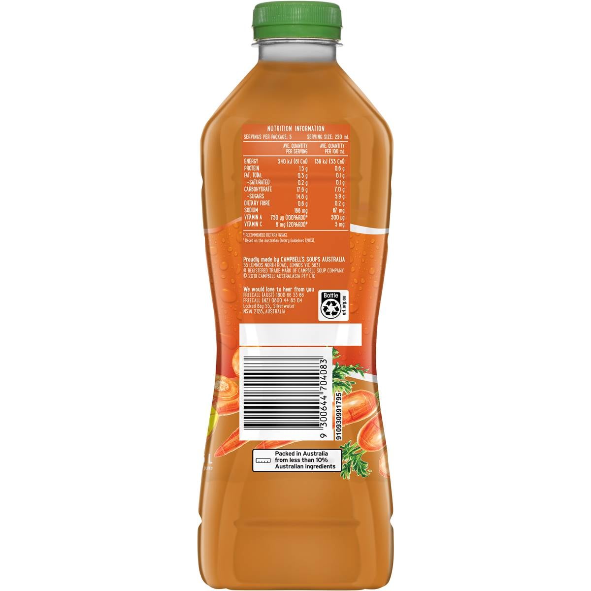 V8 Orange Kick Juice 1.25l | Woolworths