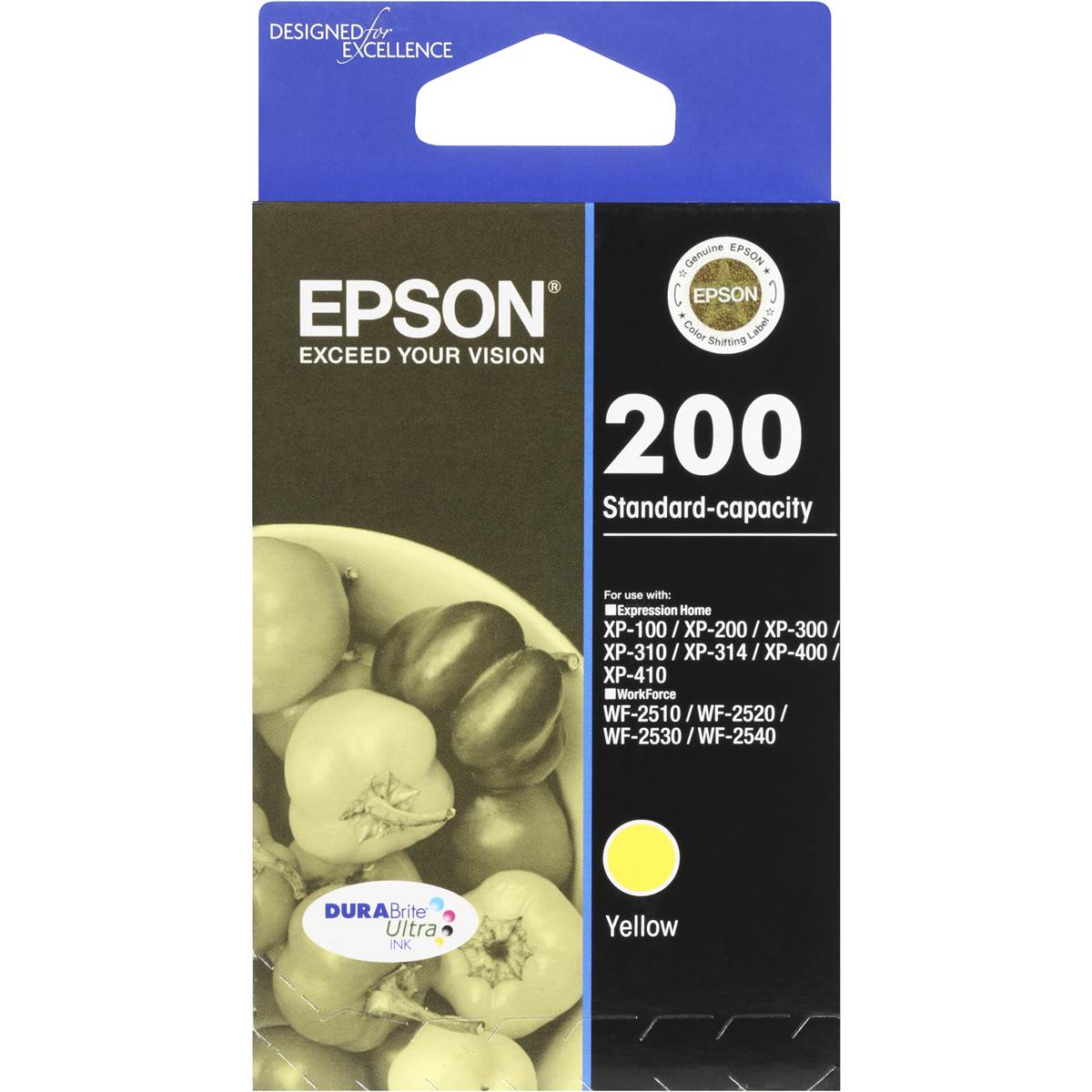 Epson Printer Ink 200 Std Capacity Yellow Each | Woolworths