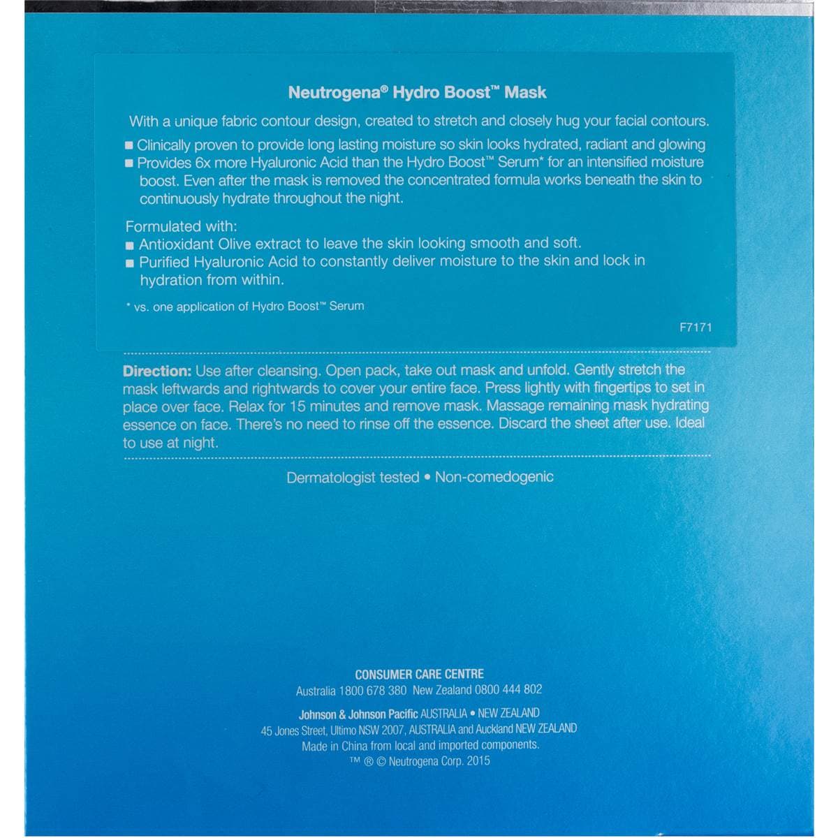 Neutrogena Hydroboost Mask Face Masks 5pk | Woolworths