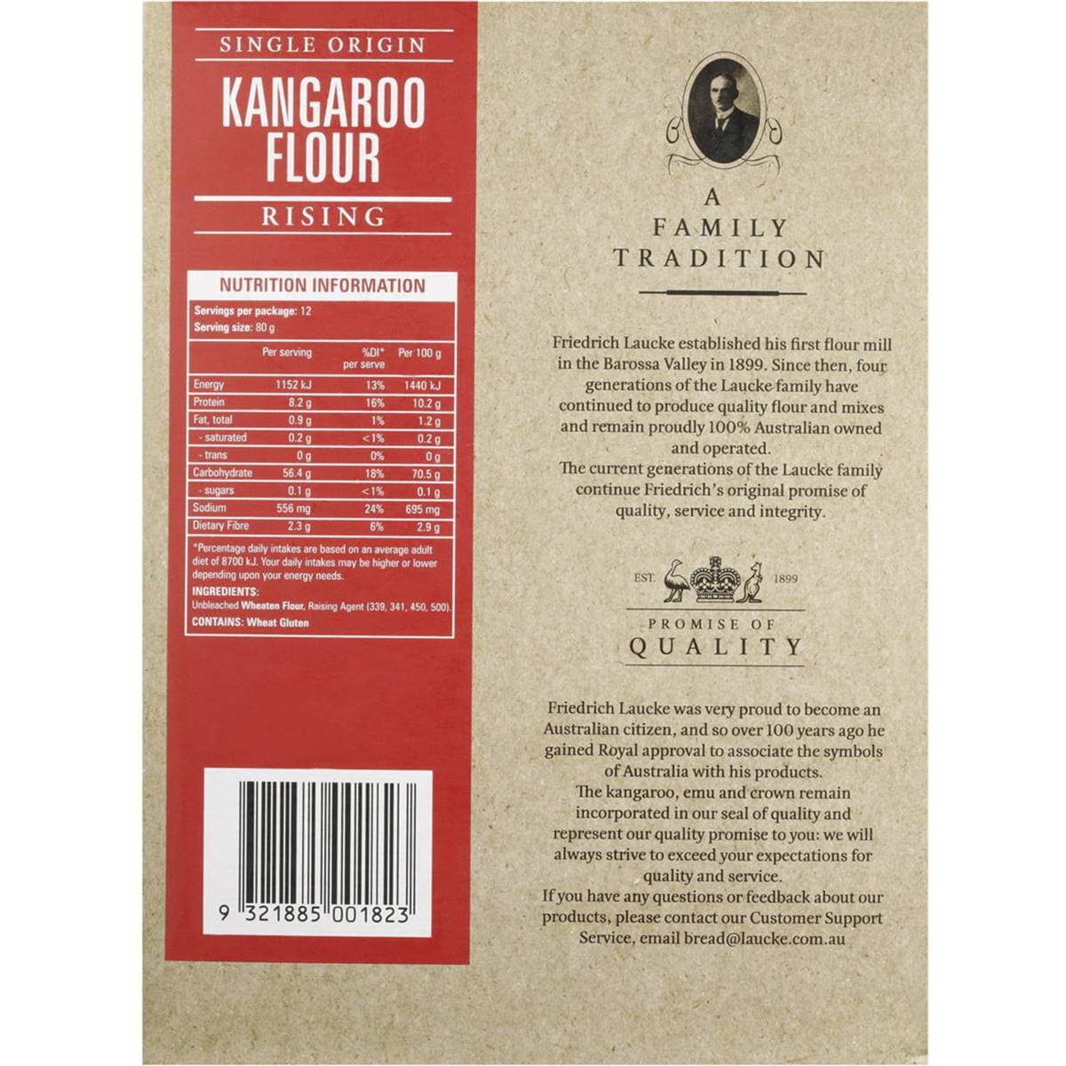 Laucke Kangaroo Self Raising Flour 1kg | Woolworths