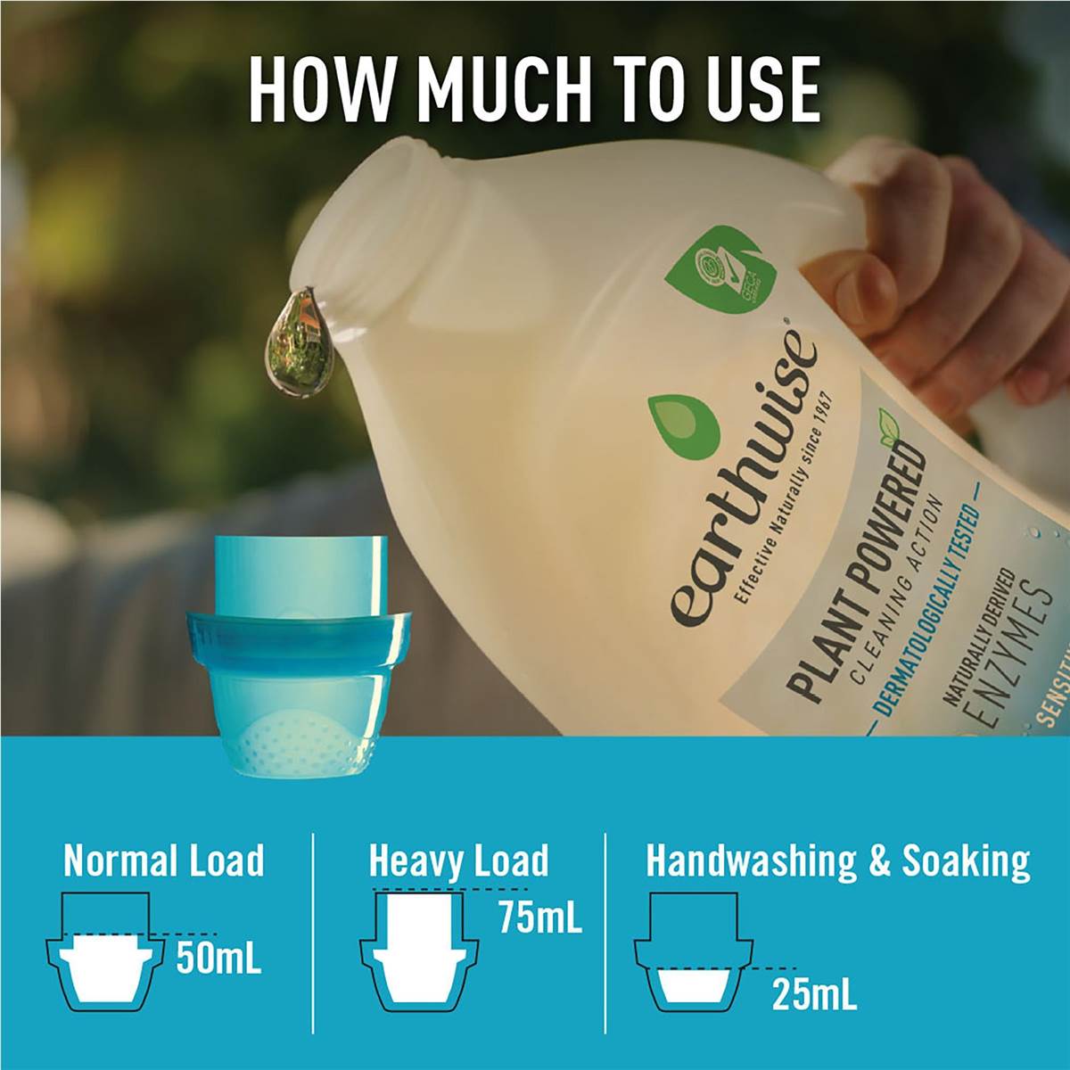 Earthwise Sensitive Clean Laundry Liquid Washing Detergent 2l | Woolworths