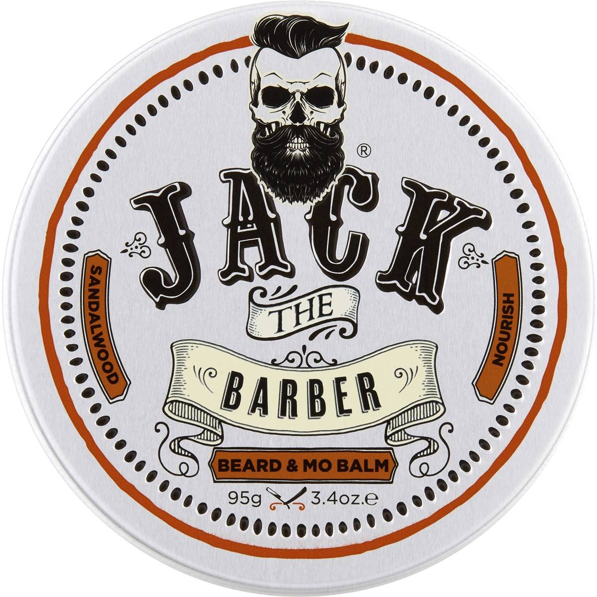 Jack The Barber Beard & Mo Balm 95g | Woolworths