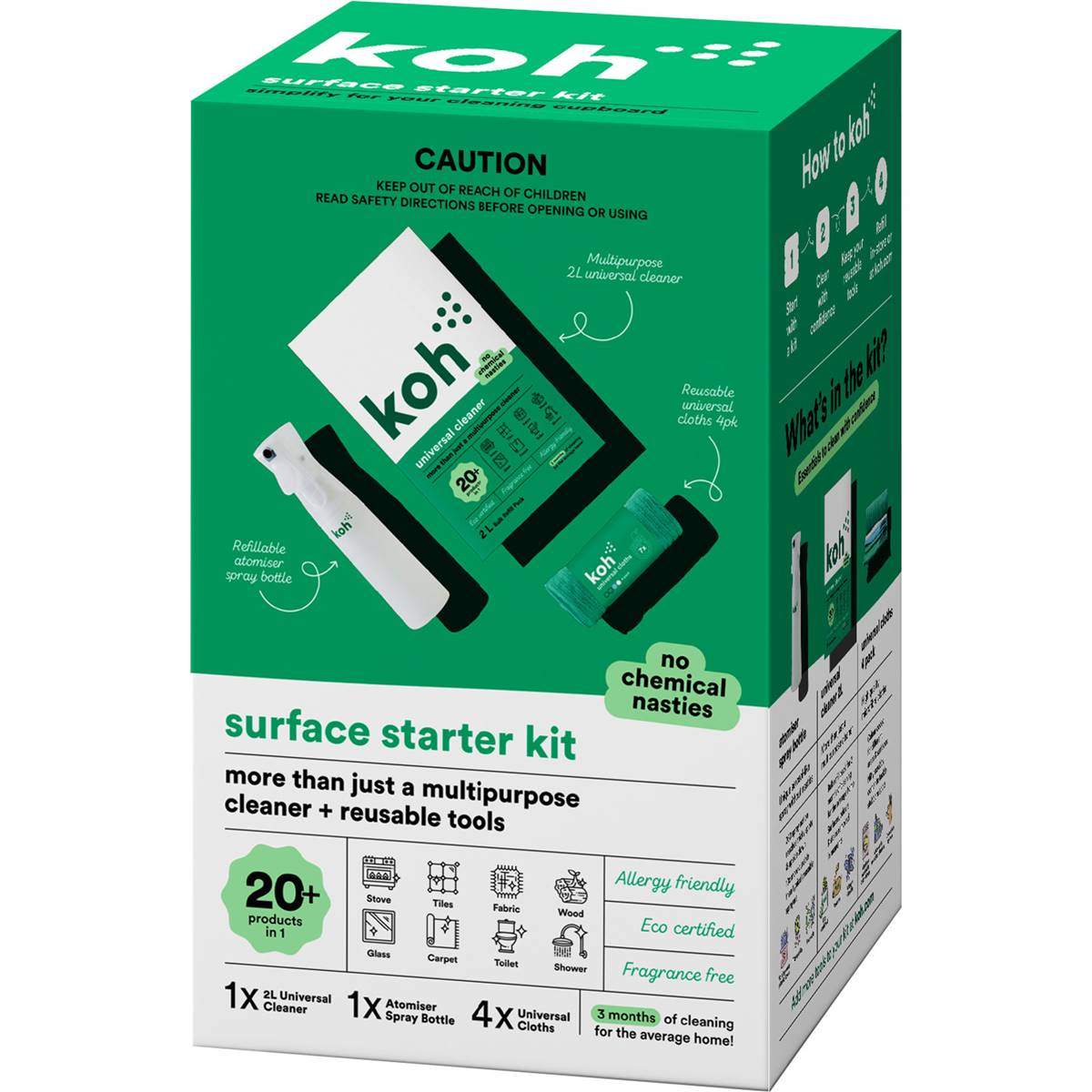 Koh Surface Cleaning Starter Kit Each | Woolworths