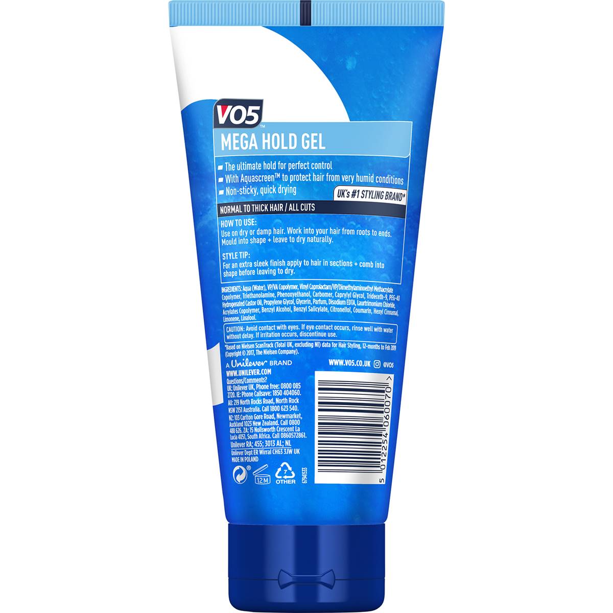 Vo5 Mega Hold Gel 200ml | Woolworths