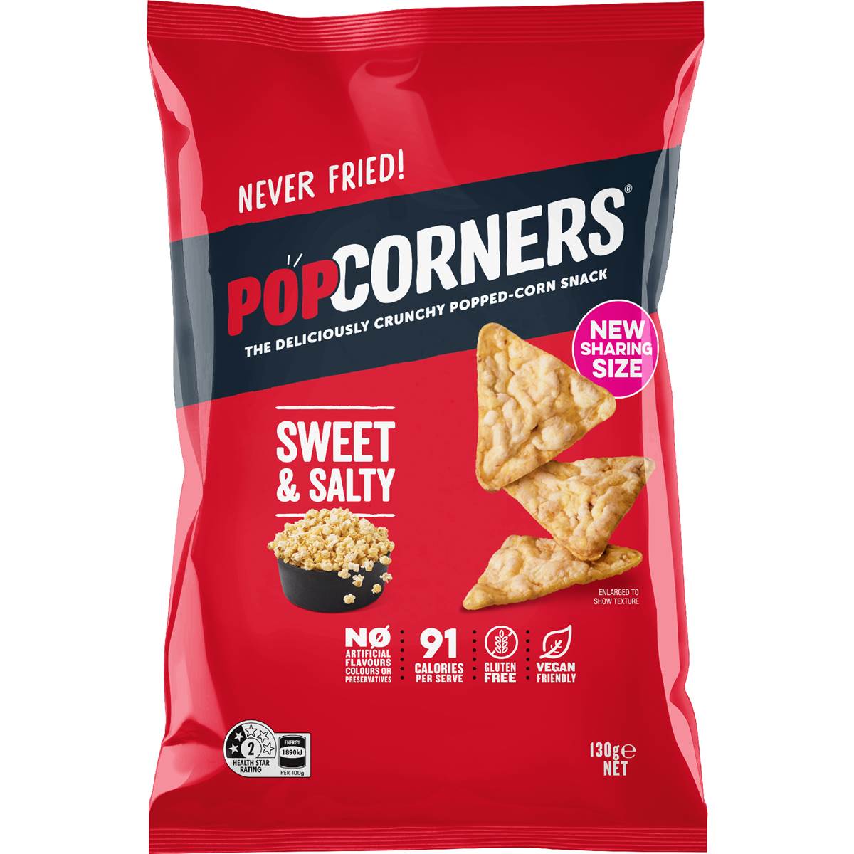 Popcorners Sweet & Salty Sharepack 130g | Woolworths