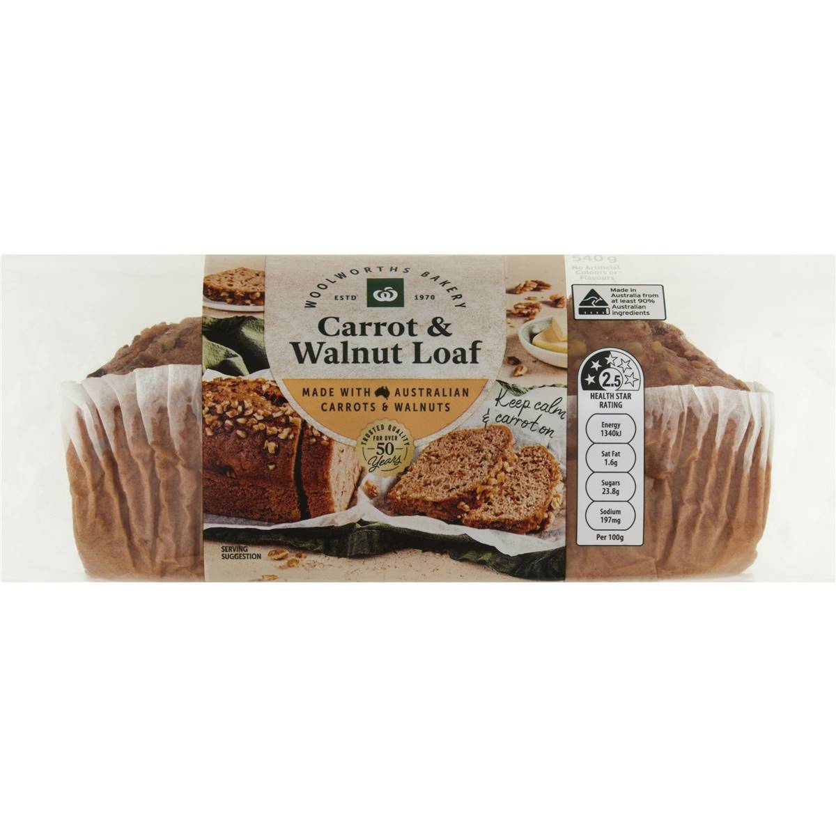 Woolworths Carrot Loaf 540g | Woolworths