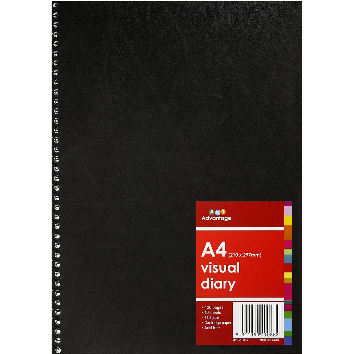 Art Advantage Visual Diary A4 Each | Woolworths
