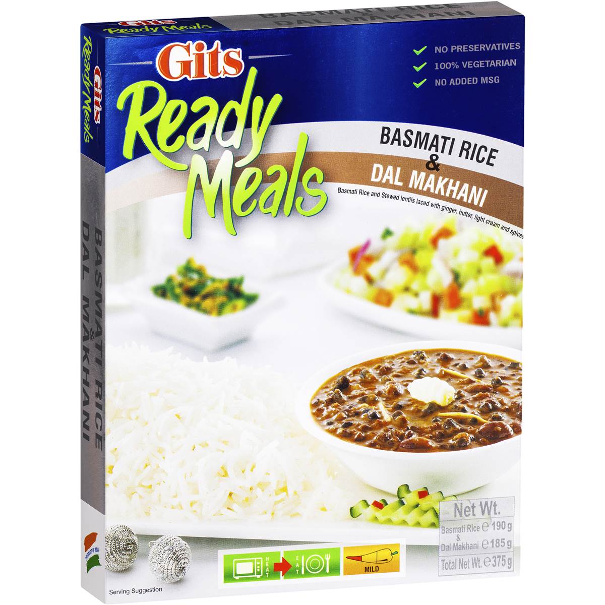 Gits Ready Meals Dal Makhani & Basmati Rice 375g | Woolworths