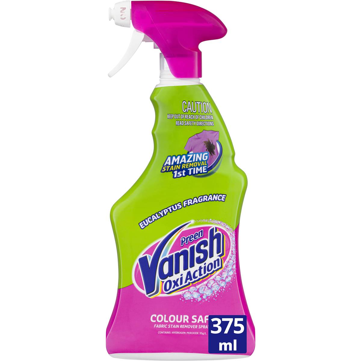 Vanish Preen Eucalyptus Fabric Stain Remover Spray 375ml | Woolworths