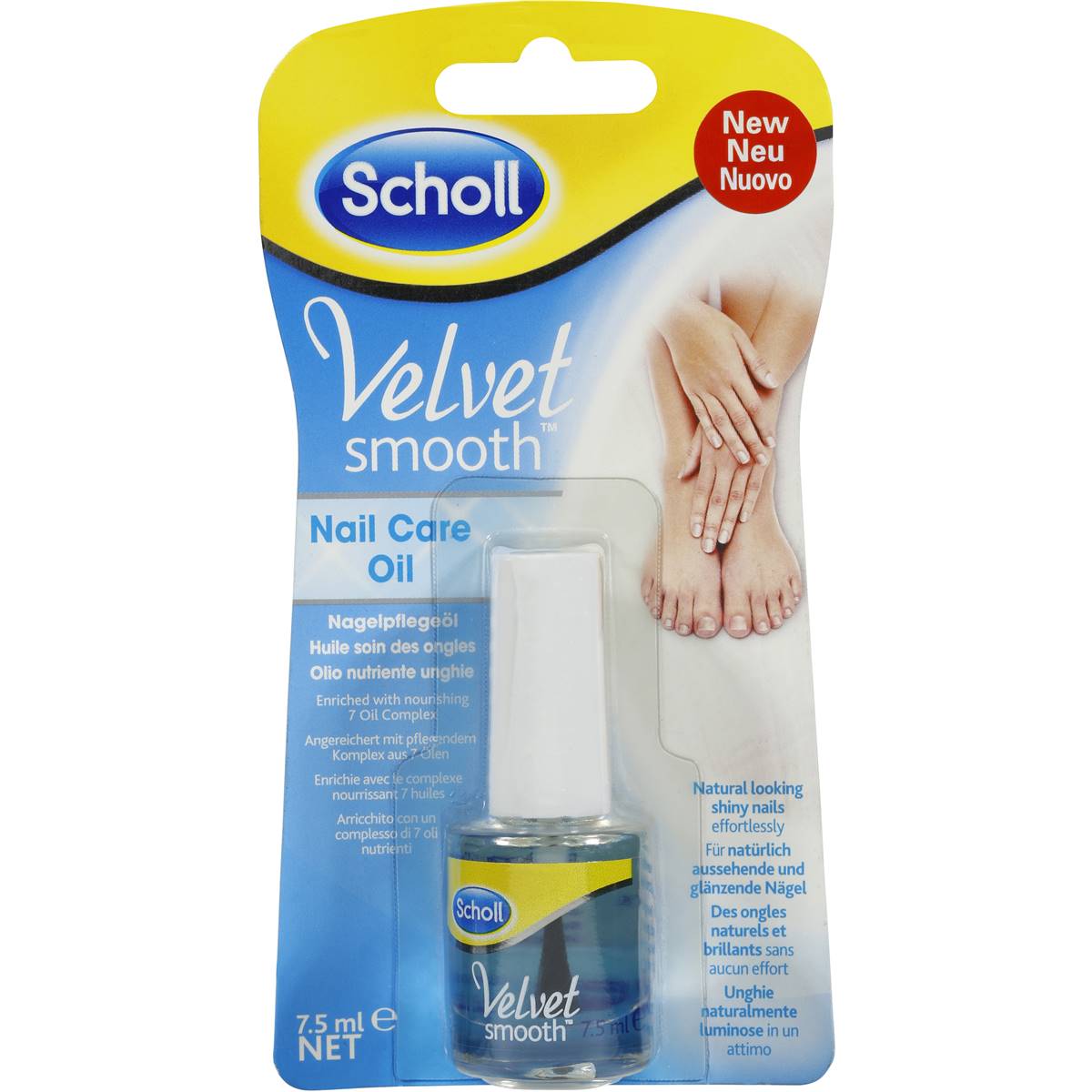 Scholl Velvet Smooth Nail Care Oil 7.5ml | Woolworths
