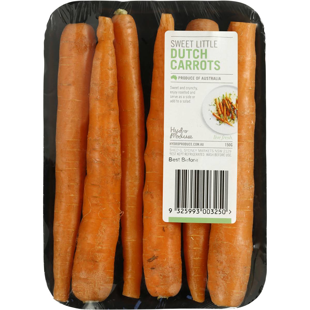 Hydro Produce Dutch Carrots 150g | Woolworths