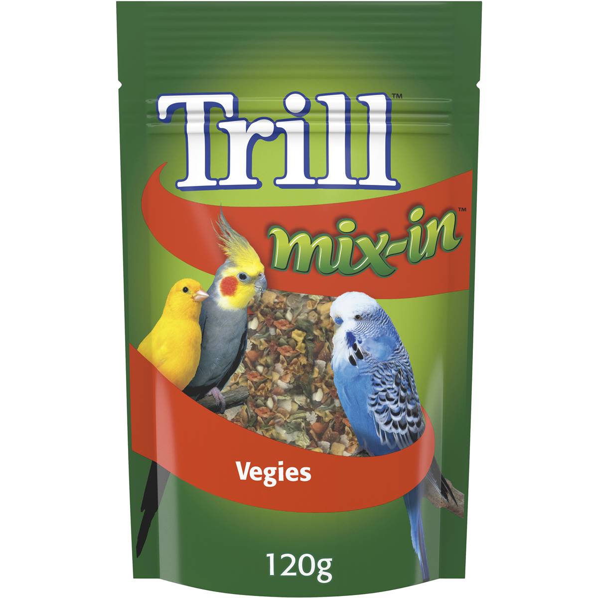 Trill Mix In Veggies Bird Treat 120g | Woolworths