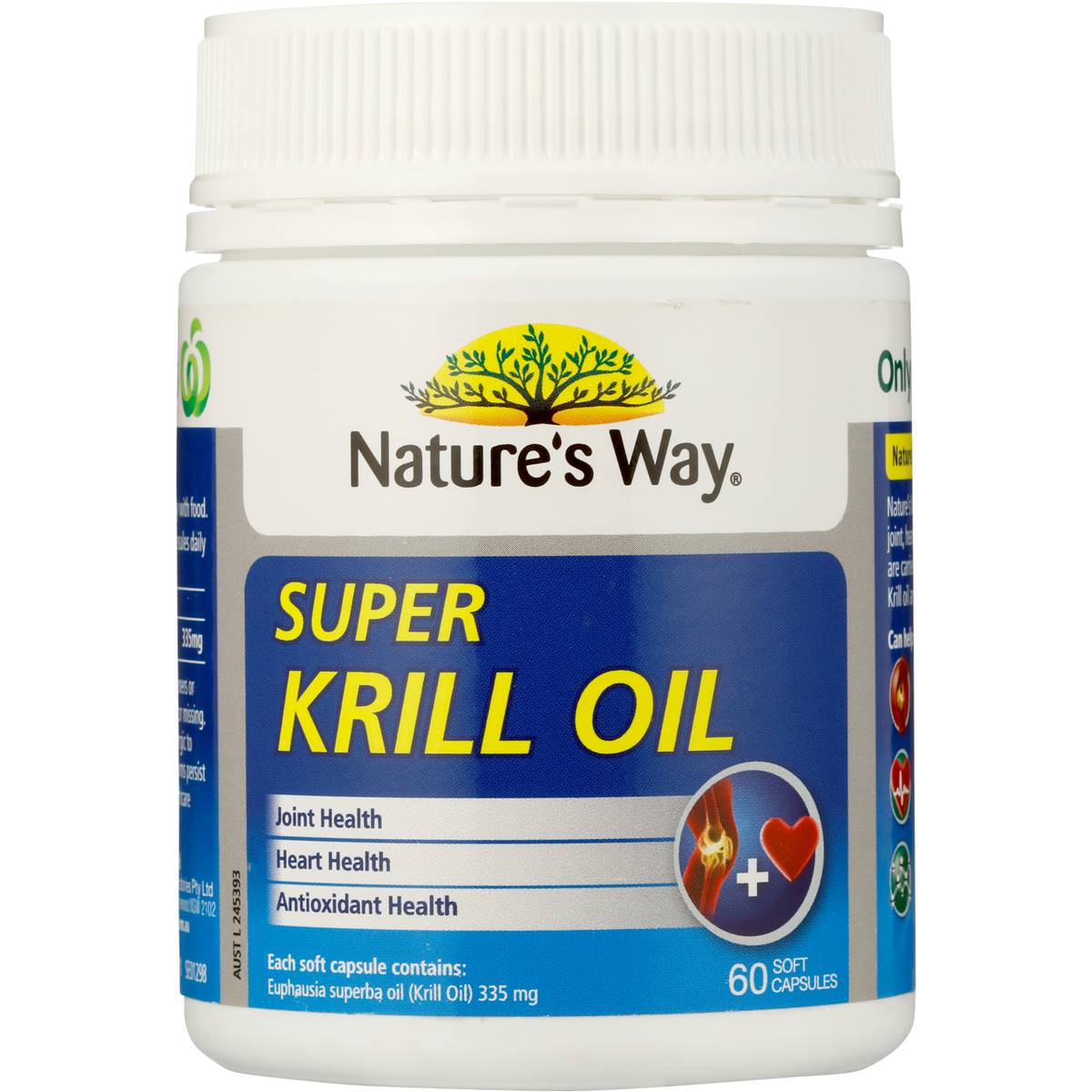 Nature's Way Super Krill Oil 335mg 60 Pack | Woolworths