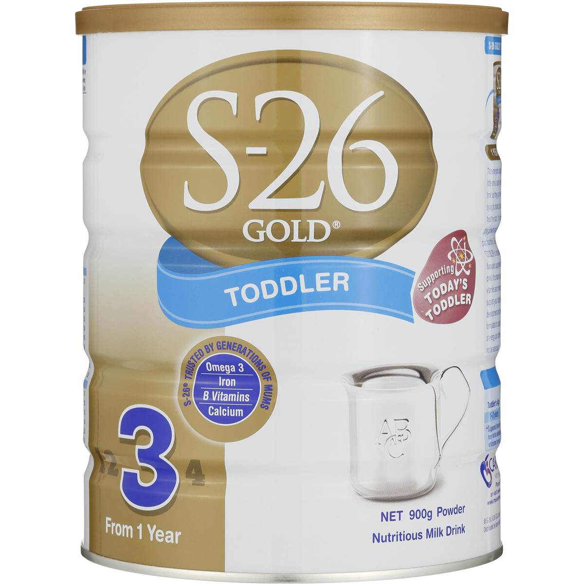 S26 Gold Toddler Formula Stage 3 From 12 Months 900g | Woolworths