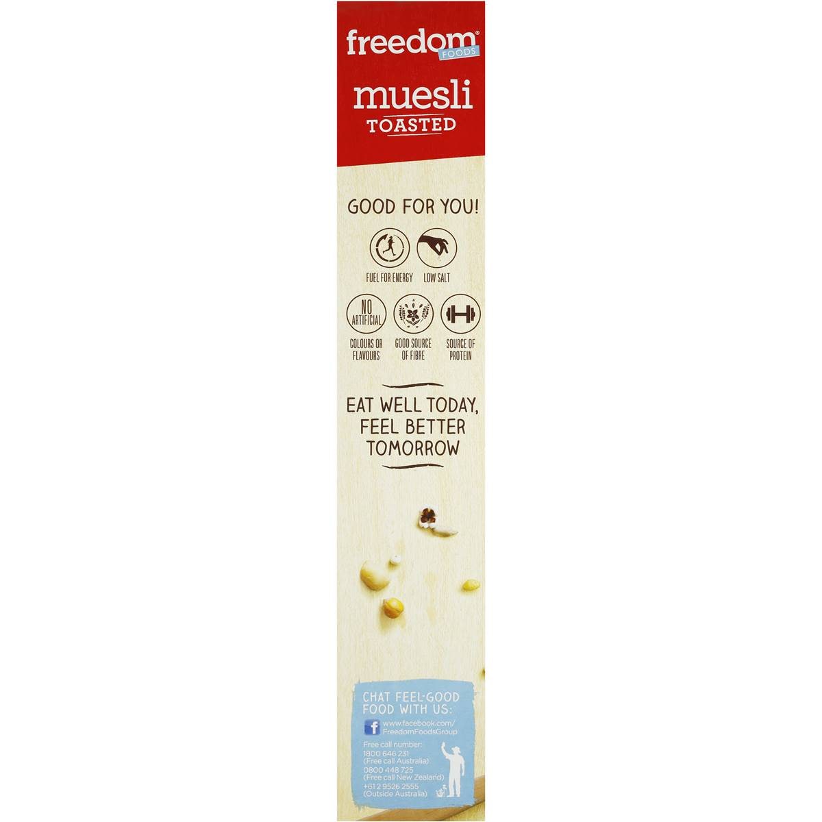 Freedom Foods Toasted Muesli Vanilla 332g | Woolworths