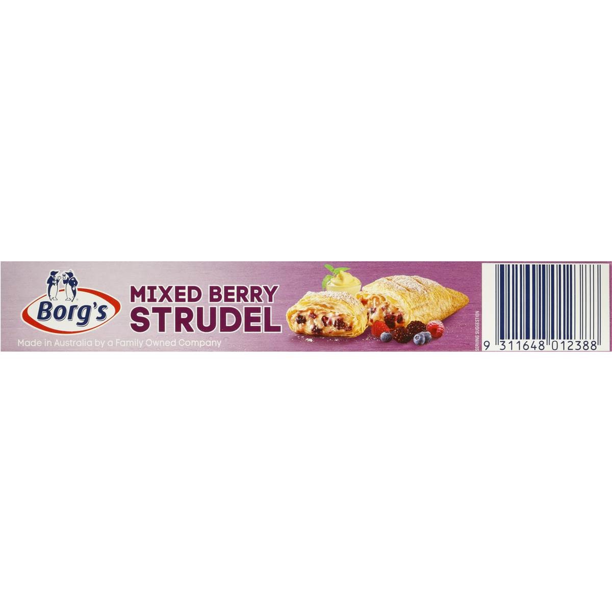 Borg's Mixed Berry Strudel 600g | Woolworths