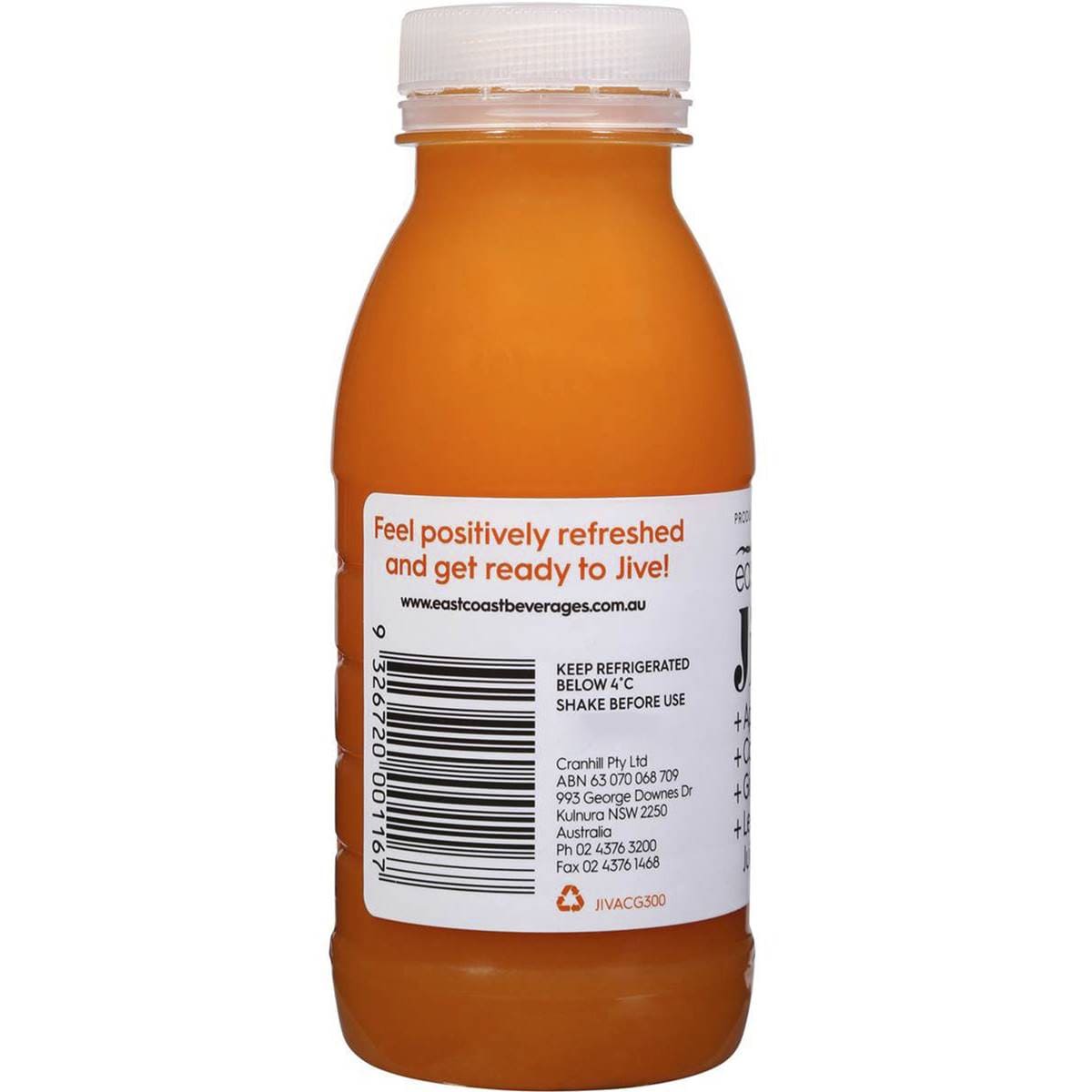 Eastcoast Jive Juice Apple Carrot Ginger 300ml | Woolworths