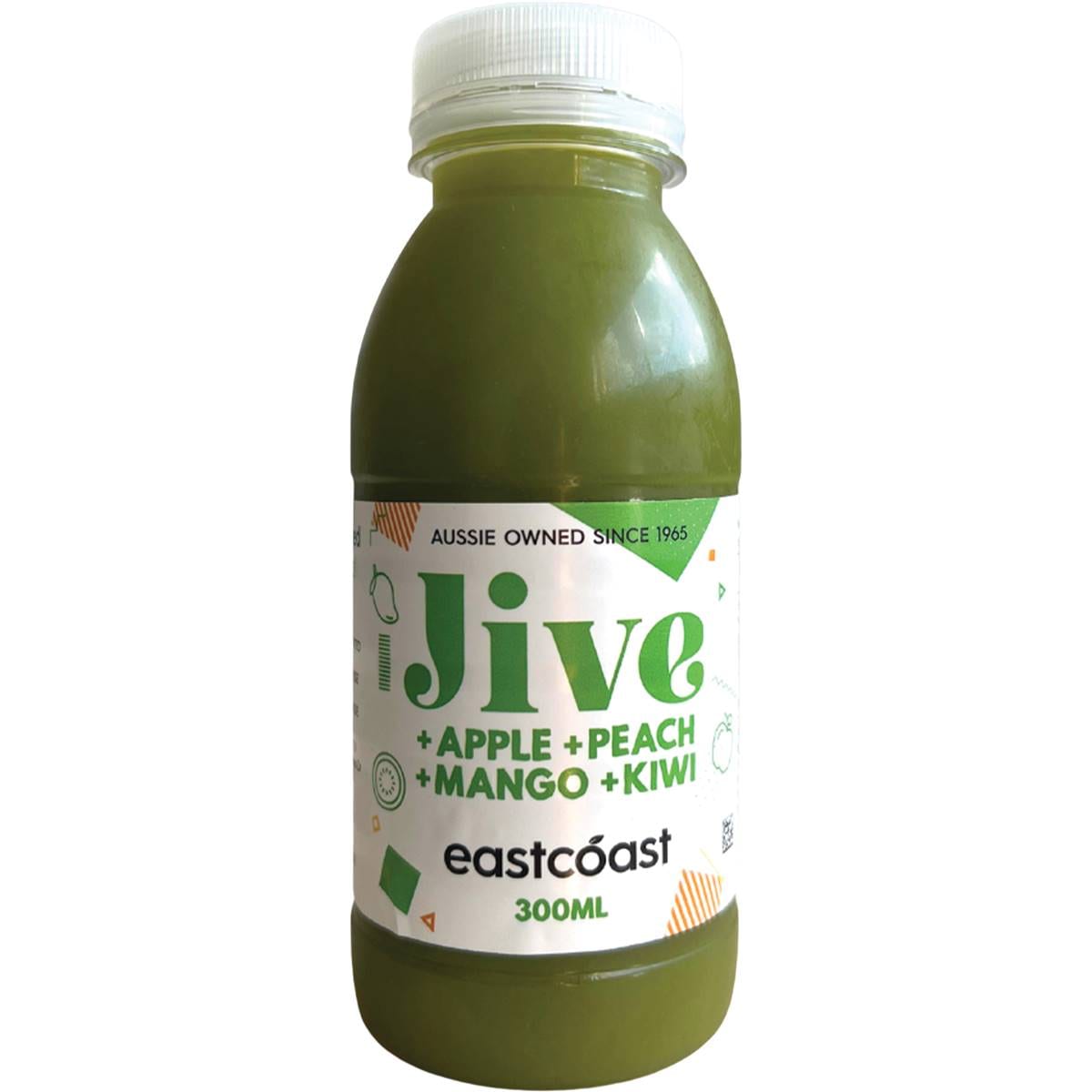 Eastcoast Jive Kiwi, Peach, Mango & Applie Smoothie 300ml | Woolworths