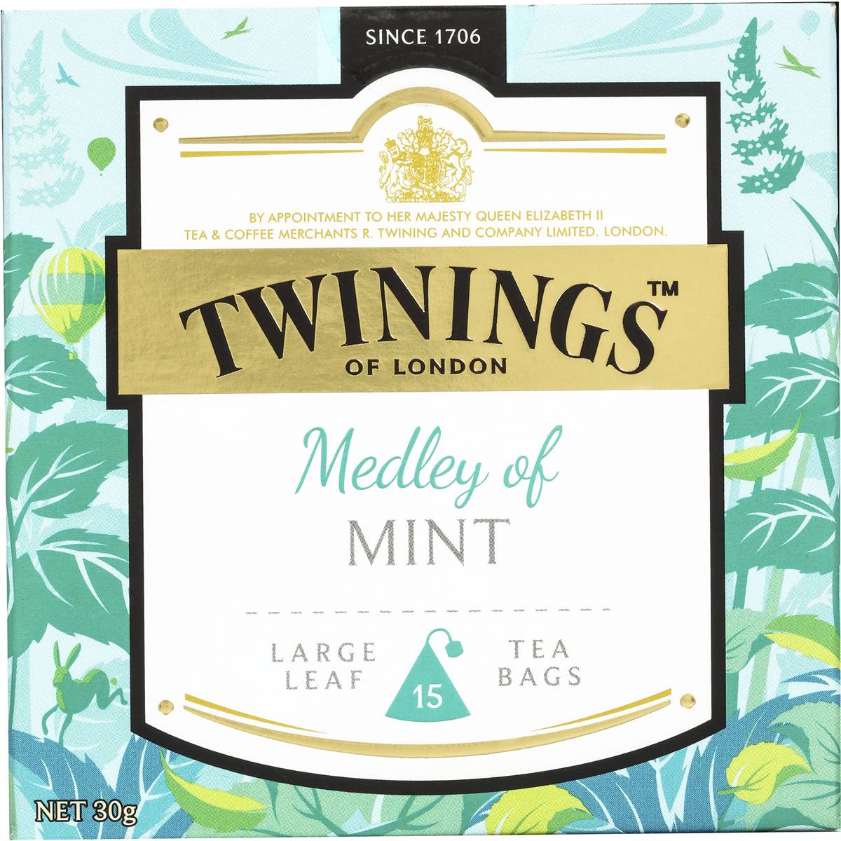 Twinings Medley Of Mint Tea 15pk | Woolworths