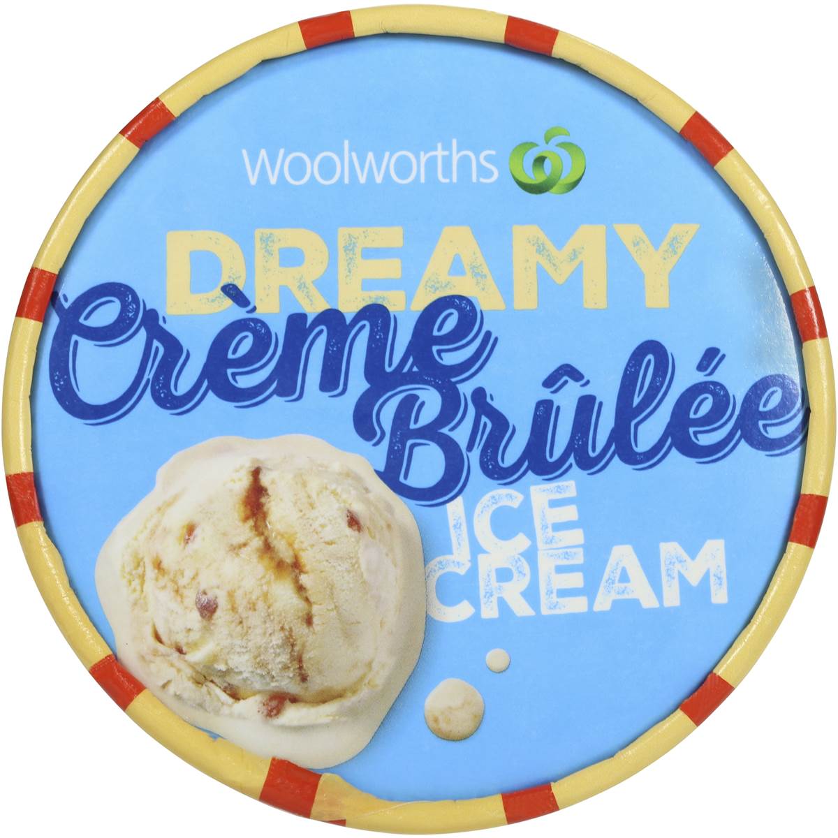 Woolworths Ice Cream Vanilla Custard Brulee 500ml Tub | Woolworths