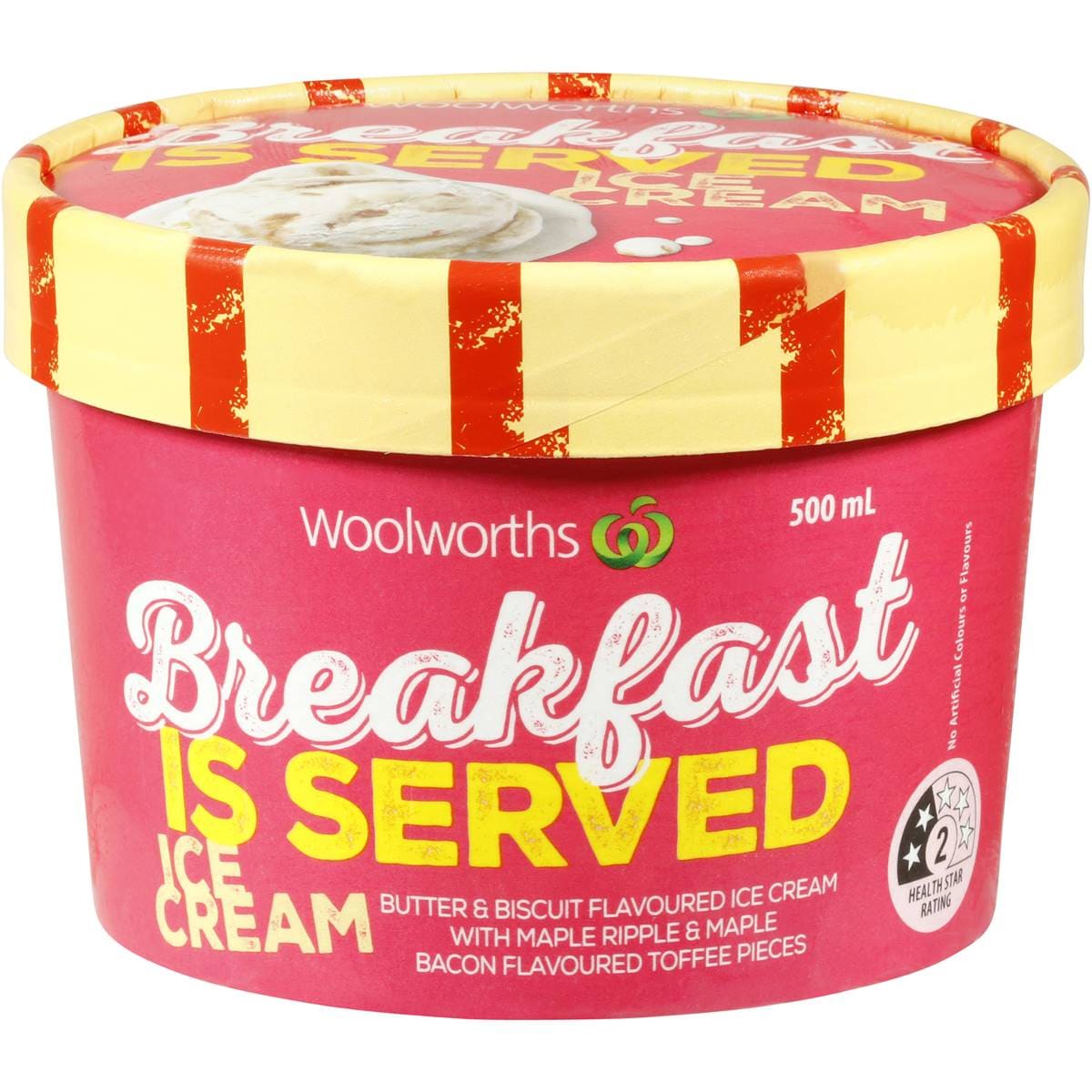 Woolworths Ice Cream Breakfast Is Served 500ml Tub | Woolworths