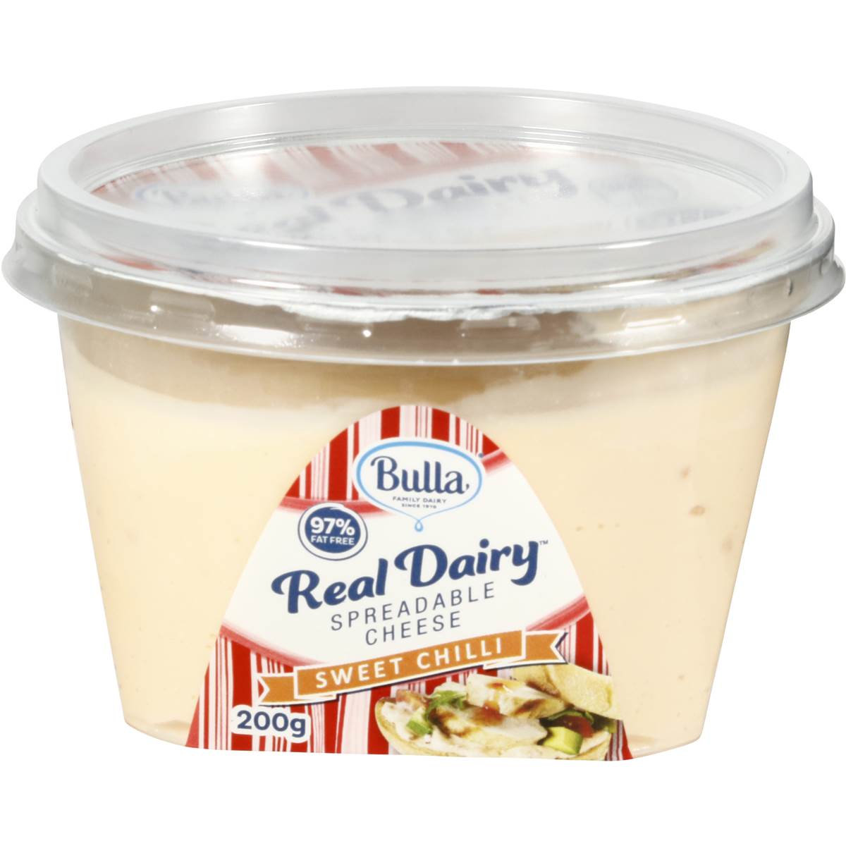 Bulla Spreadable Cheese Sweet Chilli 200g | Woolworths