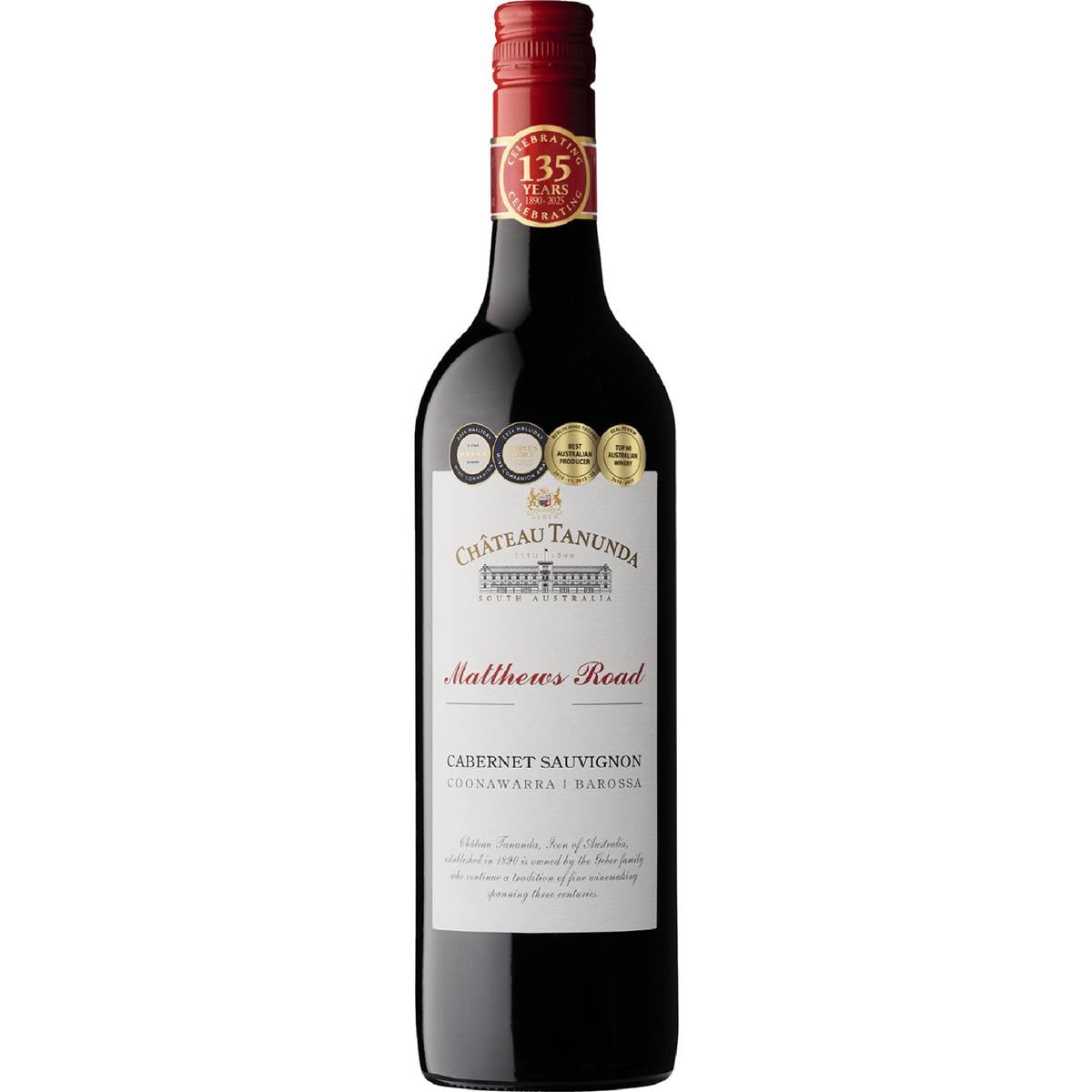 Chateau Tanunda Matthews Road Cabernet Sauvignon Bottle 750ml | Woolworths