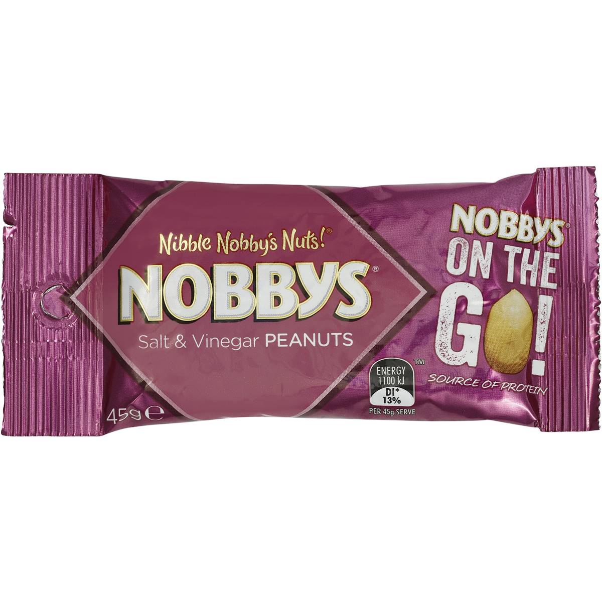 Nobby's On The Go Peanuts Salt & Vinegar 45g | Woolworths