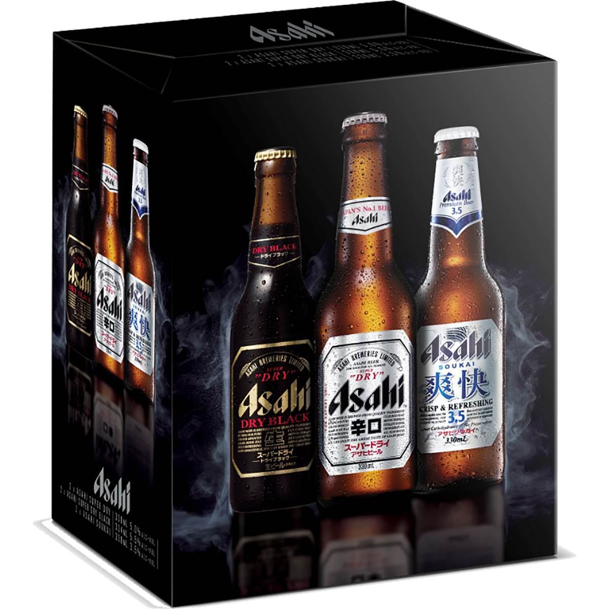 Asahi Super Dry Gift Pack Bottles 330ml X 6 Pack | Woolworths