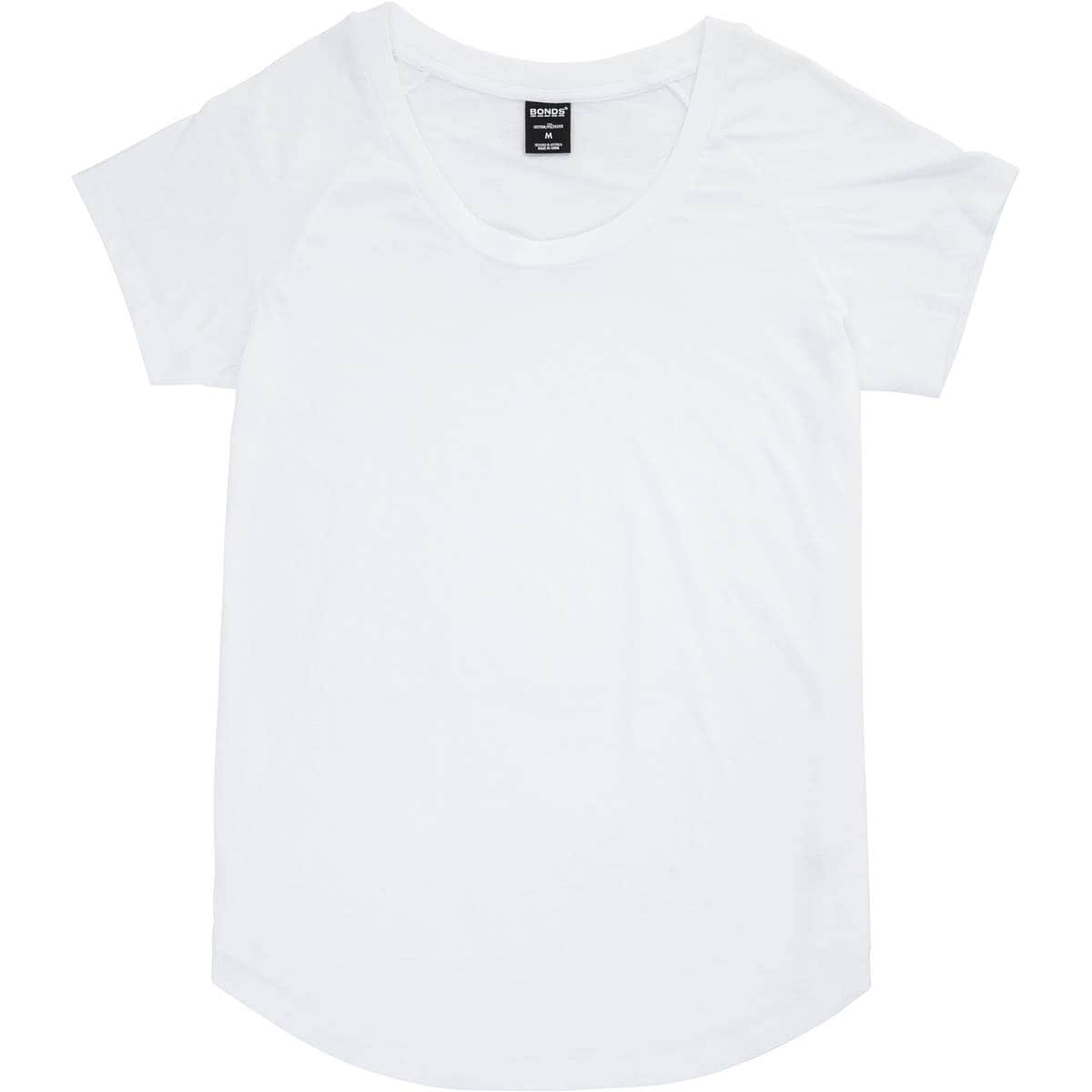 Bonds Ladies Besties Classic Tee White 12 Each | Woolworths