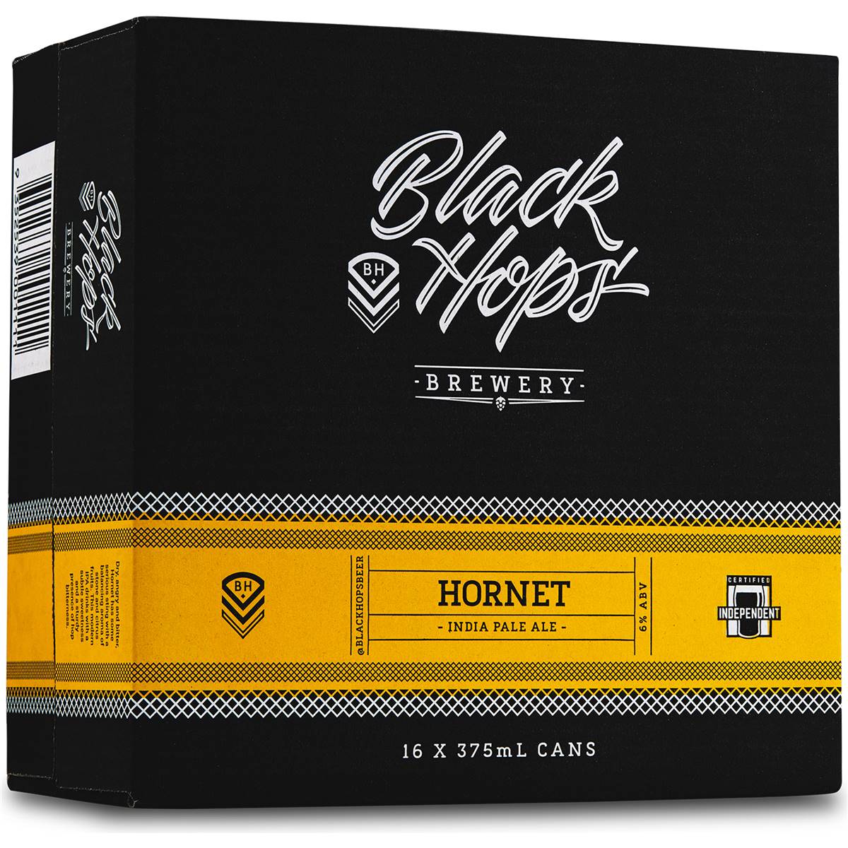 Black Hops Brewery Ipa Can 375ml X 16 Pack | Woolworths